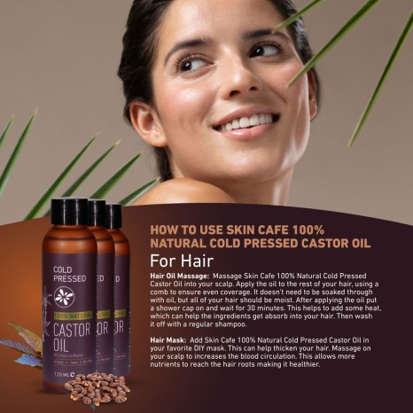 Skin Cafe Castor Oil (Cold Pressed) (120ml) – Story Brand